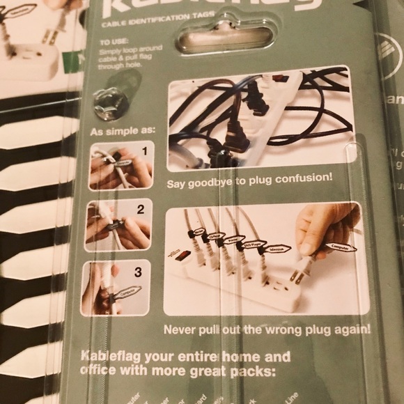 Kableflags | Office | Kableflags Cable Identification Tags | Poshmark